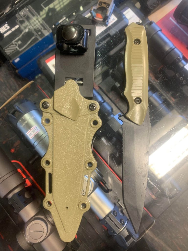CCCP Rubber Training Knife With Hard Holster Tan - Airsoft ...