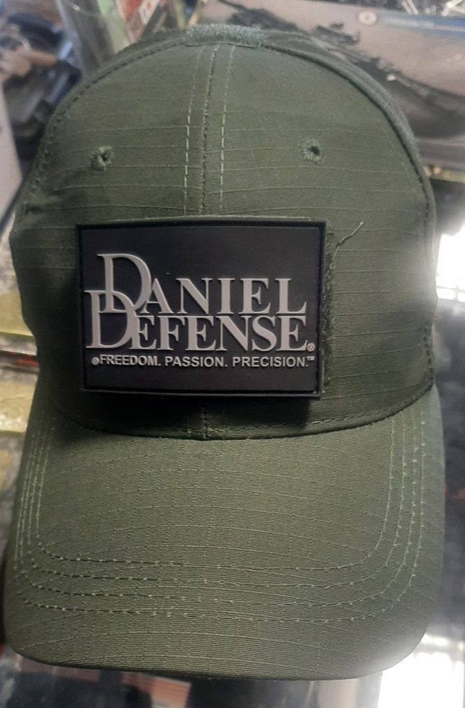 Ranger Green Baseball Cap with Daniel Defence Velcro PVC Patch - One ...
