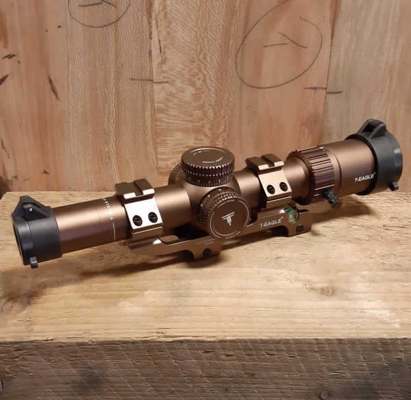 T-Eagle EOS 1.2x6x24IR (Bronze) LPVO Scope w/ Mount - WA Reticle ...