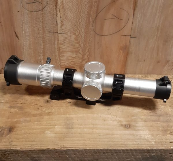 T-Eagle EOS 1.2x6x24IR (Silver) LPVO Scope w/ Mount - WA Reticle ...
