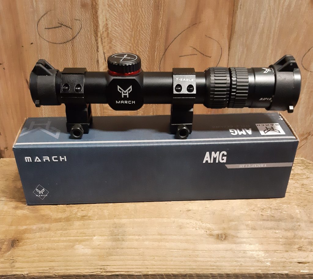 T-Eagle Optics MARCH Tactical Optical HT 1.2-6X24WA Sight w/ Mount - WA ...