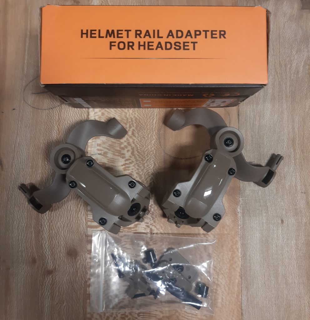 Wosport Helmet Rail Adaptor Ford Gen 5 Headset Tan -Airsoft ...