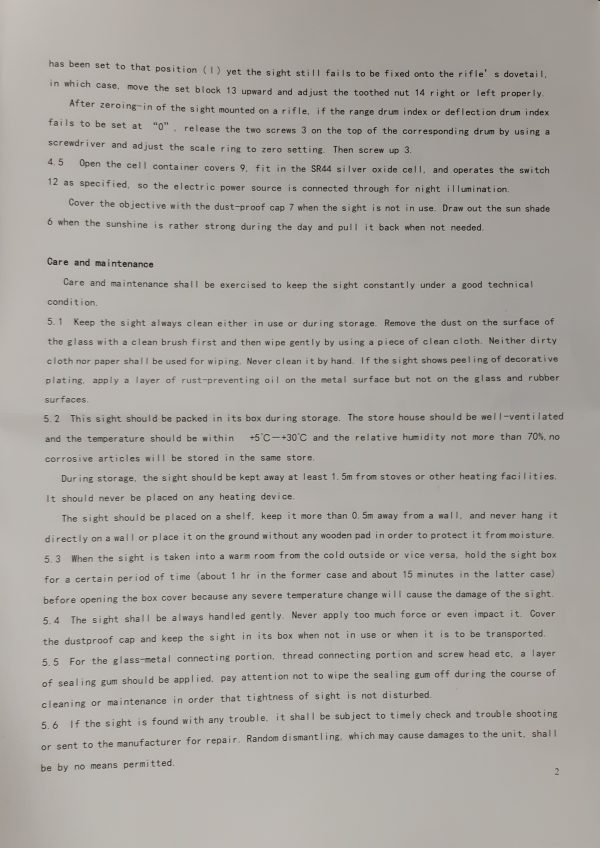 UFC 4x26 SVD Red Illuminated Sniper Scope (Black) Metal - Airsoft ...