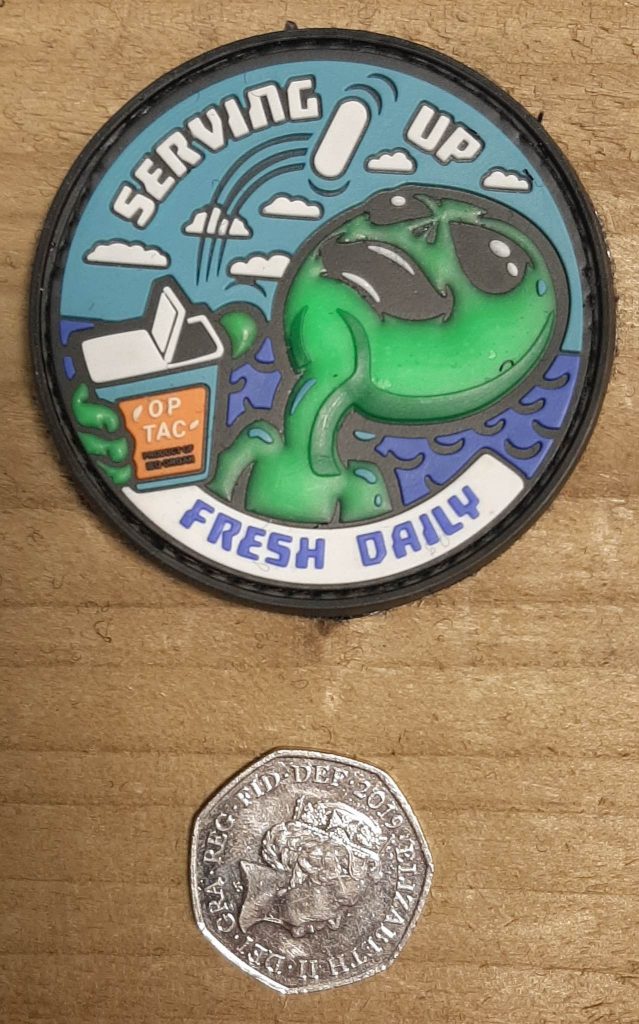 Op-Tac Tic Tac Serving Up Airsoft Fresh Daily PVC Velcro Patch ...