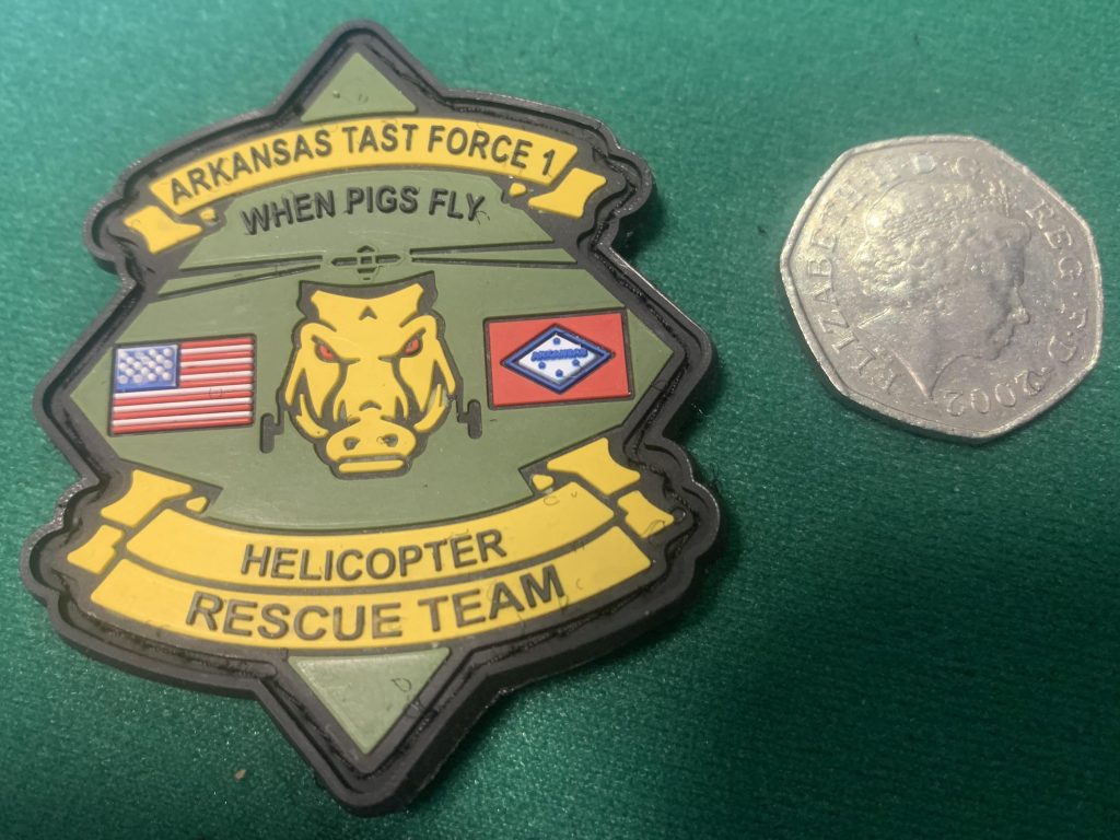 ARKANSAS Task Force 1 Rescue Team PVC Velcro Patch - Airsoft - Morale ...